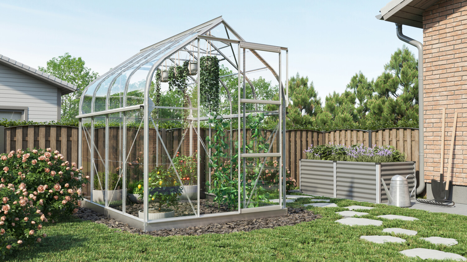 Vitavia Orion tuinkas aluminium - Orion 5000 - 257 x 202 x 231 cm ...