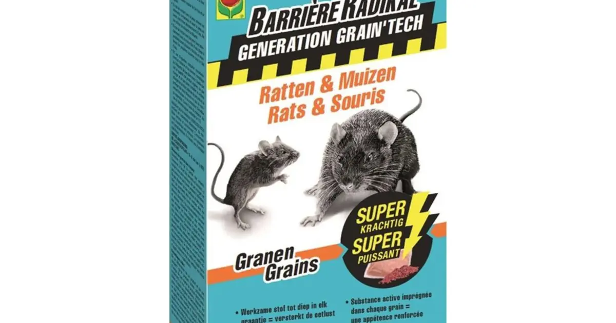 Compo Barrière Radikal Generation Grain'Tech ratten en muizen granen ...